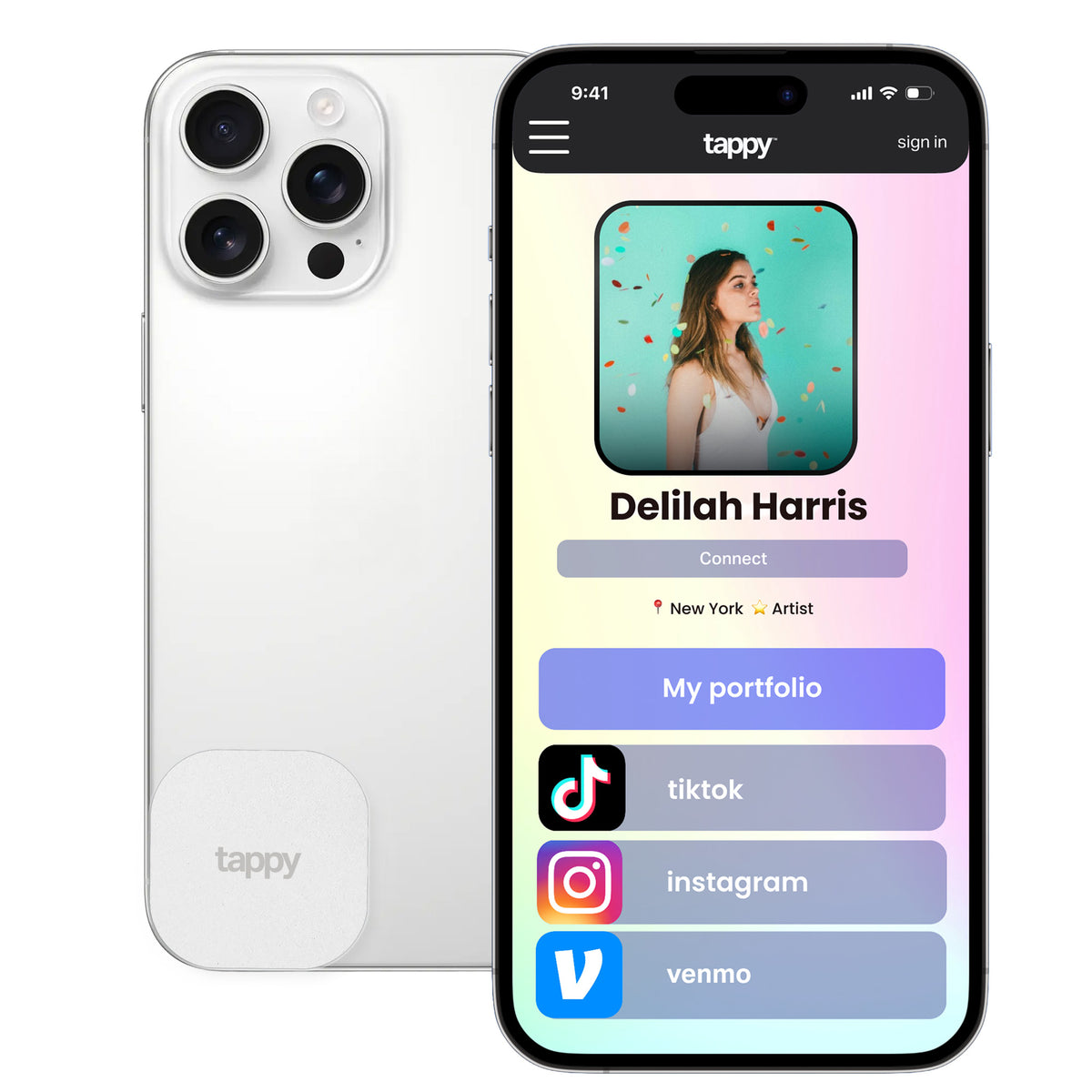 Tappy - Digital Business Card - Tap to Share NFC - iPhone & Android ...